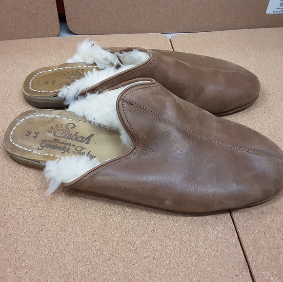 Sabah | Shoes | Sabah Mens Shearling Lined Slippers Size 44 | Poshmark